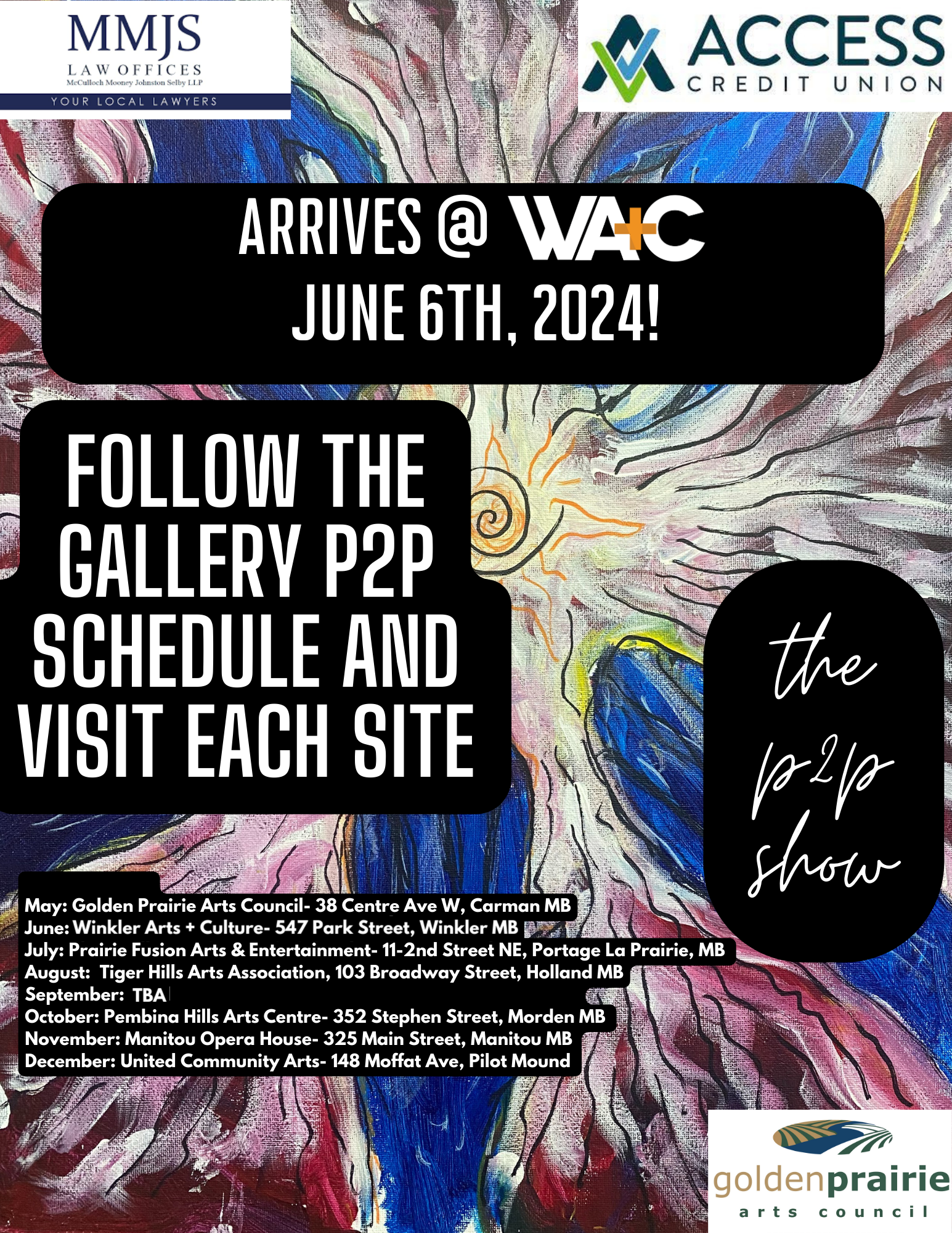 The "The Peer 2 Peer" Exhibit is open! - Winkler Arts + Culture